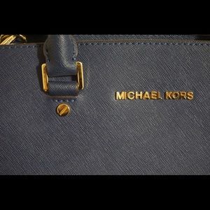 Michael Kors | Bags | Michael Kors Selma Medium Satchel Navy Blue | Poshmark
